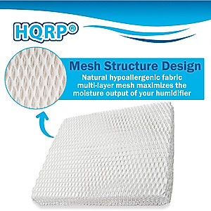 HQRP 2-Pack Wick Filter Compatible with Vornado MD1-0034 Replacement EV100, EV200, EVDC300, EVDC500, Evap2, Evap40 Evaporative Humidifiers