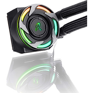 RAIJINTEK EOS 360 RBW AIO CPU Water Cooler, with 3pcs 12025 ARGB PWM Fans, Copper Water Block, Durable and Reliable Pump, Durable Teflon Mesh Tube, Compatible with Intel & AMD (0R10B00181)