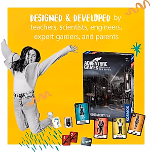 Adventure Games: The Gloom City File – A Kosmos Game from Thames & Kosmos | Collaborative, Replayable Storytelling Gaming Experience for 1 to 4 Players Ages 16+