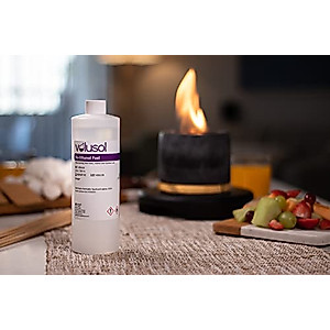 Volu Sol Fireplace Fuel, Ventless, Bio-Ethanol, Clean Burning/Eco-Friendly (1000mL /32 oz.) (Pack of 3)