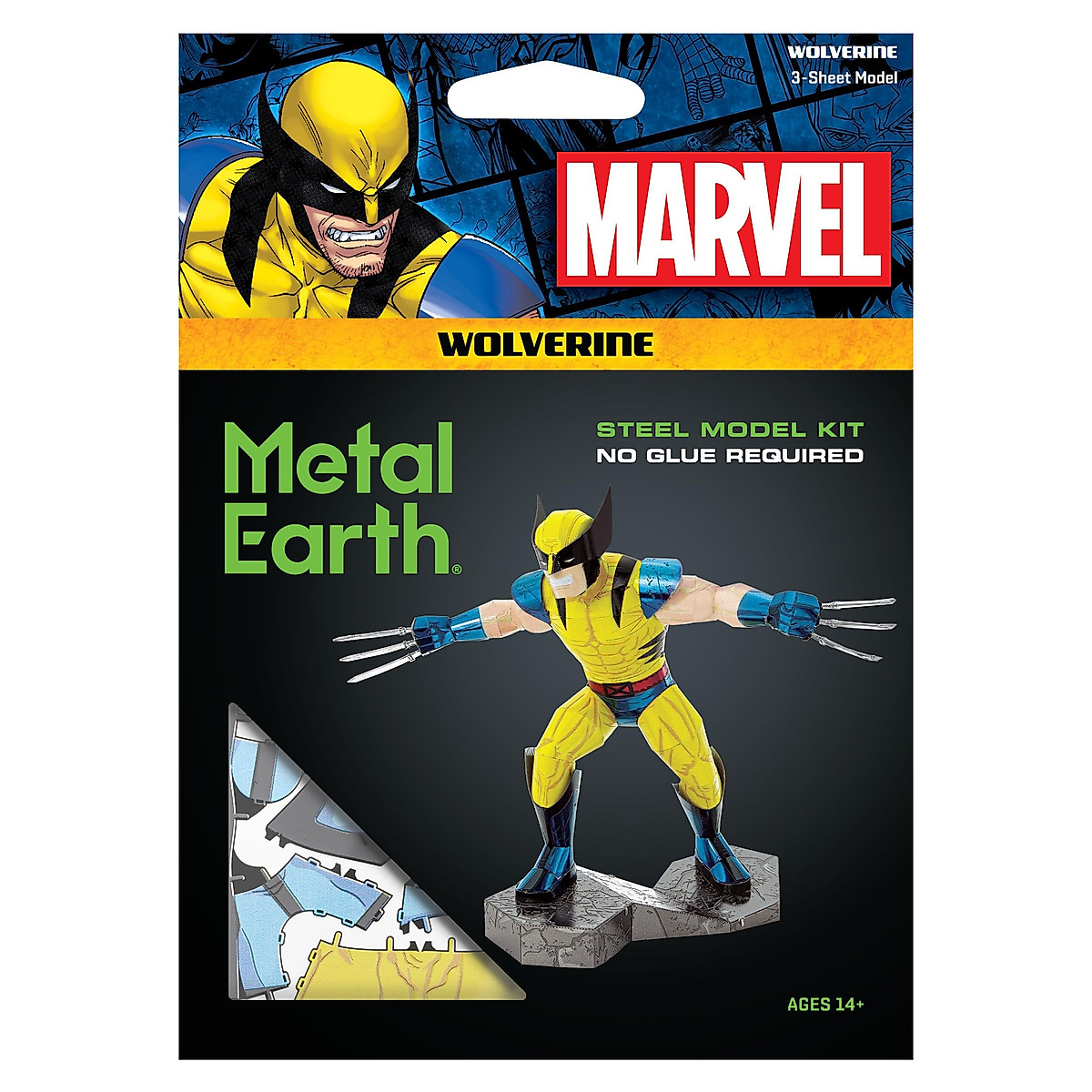 Metal Earth X-Men Wolverine 3D Metal Model Kit Fascinations