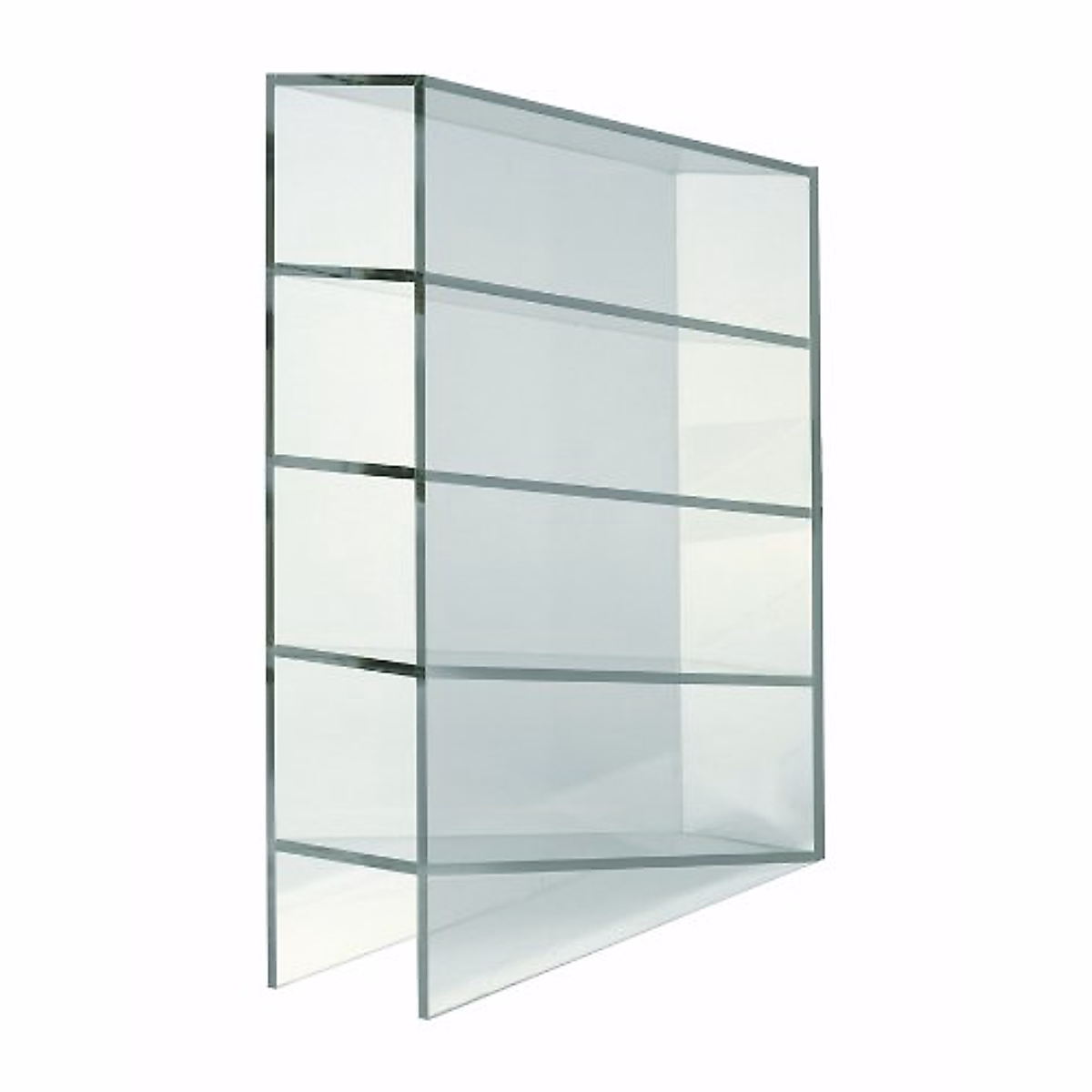 Heathrow Scientific Acrylic Manual Pipette Rack with 4 Compartments, Clear