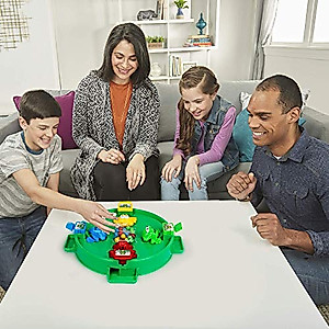 Hungry Frogs Board Game – Intense Game of Quick Reflexes – Pre-School Game for Ages 3 and Up; for 2 to 4 Players