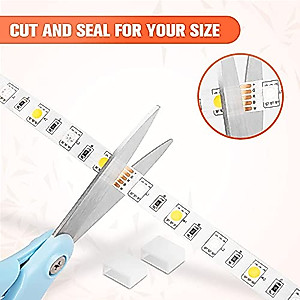 WELLUCK RV LED Camper Awning Lights, 12V, 12FT/3.6M, Dimmable, Remote Control, Warm White Mode and RGB Mode, LED Light Strip Exterior Lighting Fixture for RV Camping Canopy Motorhome Travel Trailer