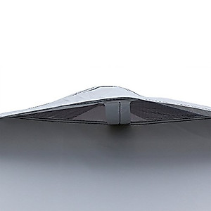 Leader Accessories Pop Up Canopy 10x10 Replacement Canopy Cover for Straight Leg Canopy Tent (Silver)