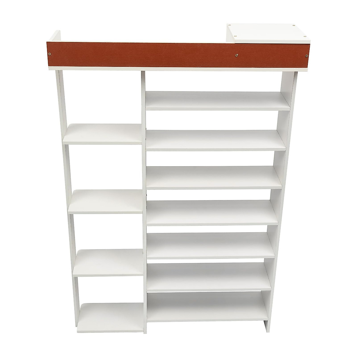 YIYIBYUS 8 Tier Shoe Rack,Wall Tower Cabinet Shoe Storage Organizer Entryway Shoe Shelf