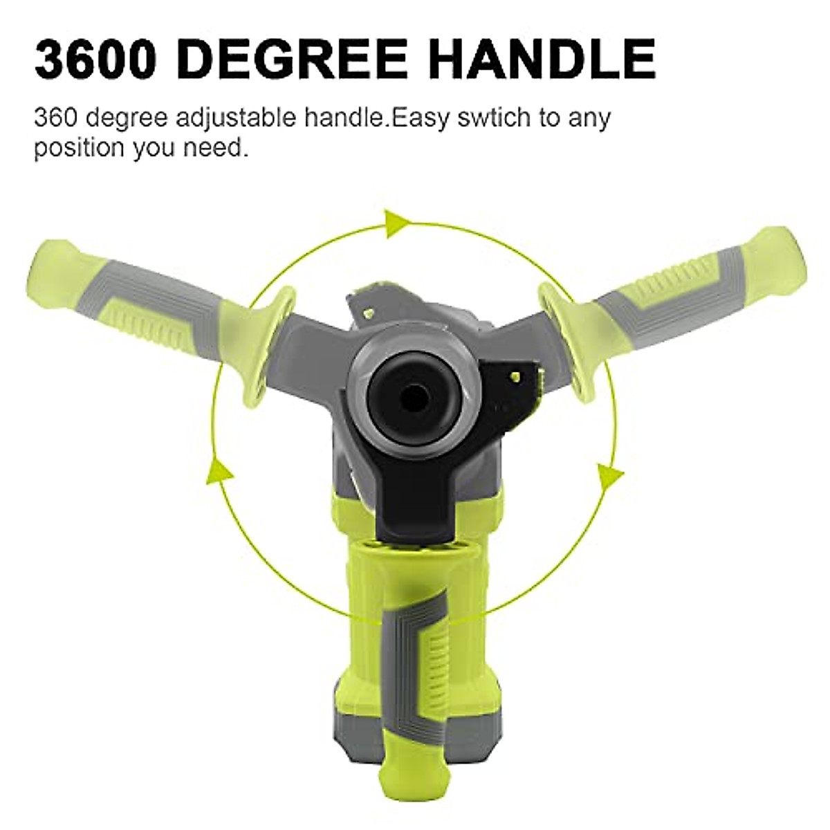 DEWINNER OUTLET Rotary Hammer Drill,1-1/4 Inch with Vibration Control and Safety Clutch,13 Amp Heavy Duty Demolition Hammer for Concrete-Including 3 Drill Bits,Flat Chisels, Point Chisels, Drill Chuck