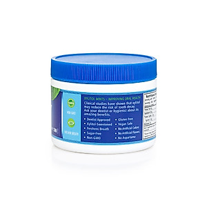 Spry Xylitol Peppermint Sugar Free Candy - Breath Mints That Promote Oral Health, Dry Mouth Mints That Increase Saliva Production, Stop Bad Breath, 240 Count (Pack of 1)