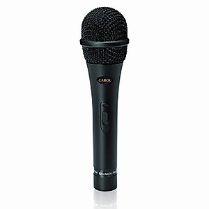 CAROL GS-57 Cardioid Dynamic Vocal Microphone w/ 14.8ft XLR to 1/4"(6.35mm) Cable, for Presentation & Home Studio, Stage, Shock Absorber Effects, Compatible with Amplifier