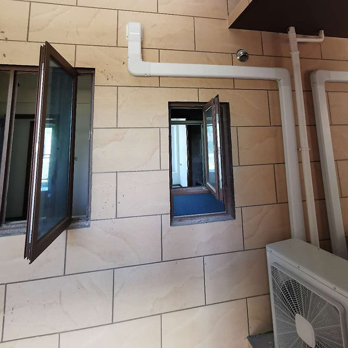 Cestluck 3'' Width Flat Elbow, Mini-Split Line Set Cover Accessories for Mini Split AC & Central AC