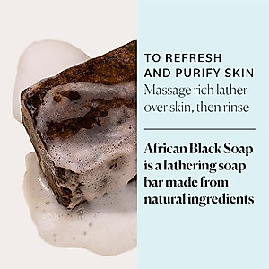 Sky Organics - African Black Soap Bar, 16 oz - Deep Cleansing Face Wash & Body Wash - Cocoa Pod Ash - Blemish, Oily & Combo Skin - Natural, Vegan & Cruelty Free - Skin Care