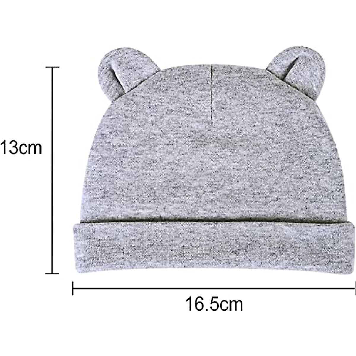 TRENSOM Newborn Hats for Boys Girls Infant Beanie Baby Boy Hats Baby Girl Hats 0-6 Months, Newborn Beanie Preemie Hats Bears Beanie Newborn Caps