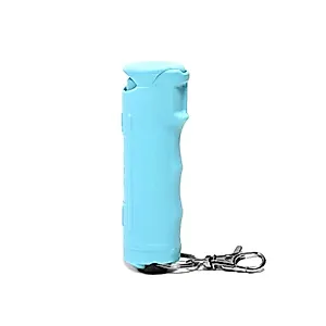 Kuros! by Mace Brand Pocket Pepper Spray (Teal) – 10’ Powerful Pepper Spray with Flip Top Safety Cap, Leaves UV Dye on Skin — Self Defense Pepper Spray for Women, Made in The USA