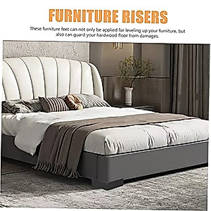 Chair Table 1 Set Furniture Support Legs Coffe Table Legs Floor Protectors Sofa Protector Furniture Foot Riser Table Feet Covers Table Risers Furniture Iron Riser Fridge Riser