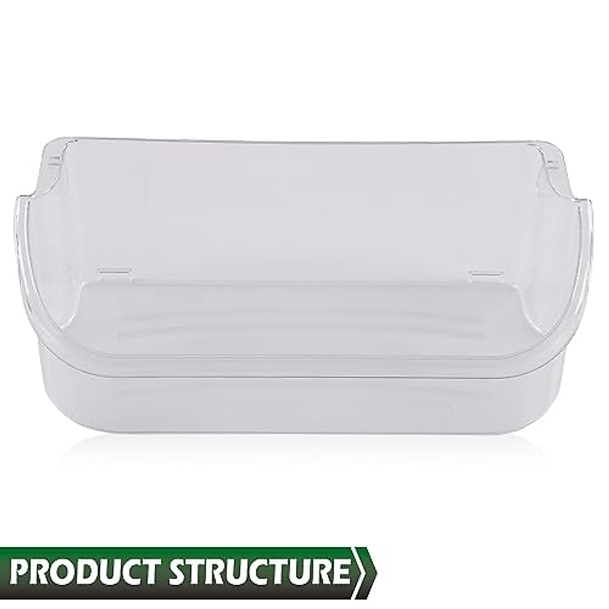 GRAND ORANGE 240356402 Clear Refrigerator Upper Door Bin Compatible with Frigidaire,Electrolux,Gibson, Kelvinator