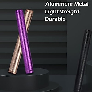 Defuzie Aluminum Storage Tube Container Lightweight Airtight Metal Waterproof Storage Containers for Traveling-3Pack (color1)