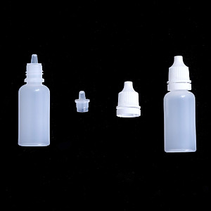 DOWEI 15ml dropper bottles,60pcs 15ML Plastic Squeezable Dropper Bottles Empty Drop Bottles Essential Oil Squeeze Bottle Refillable Containers with Caps