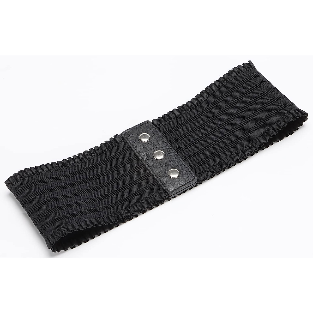 ALAIX Women's Wide Belt Stretchy Dress Belts Elastic Snap-Button Corset Belts for Women Waist Belt Waistband