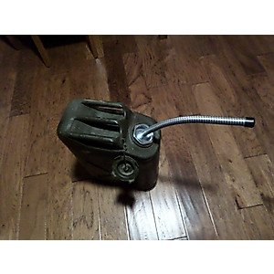 Montree Shop Military Jerry CAN Gas Nozzle SPOUT 5 GAL Flexible Metal CAN NOT Included