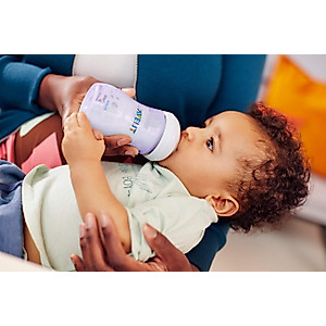 Philips Avent Natural Baby Bottle Purple Gift Set, SCD113/23