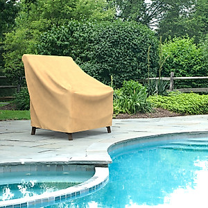 EmpirePatio Classic Nutmeg Outdoor Patio Chair Cover, 39" H x 37" W x 41" Deep
