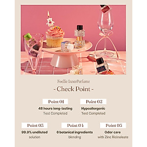 Foellie] eau de venus- Feminine Inner Beauty Perfume for Underwear Attractive Scents Fragrance, 5ml/0.169 fl.oz