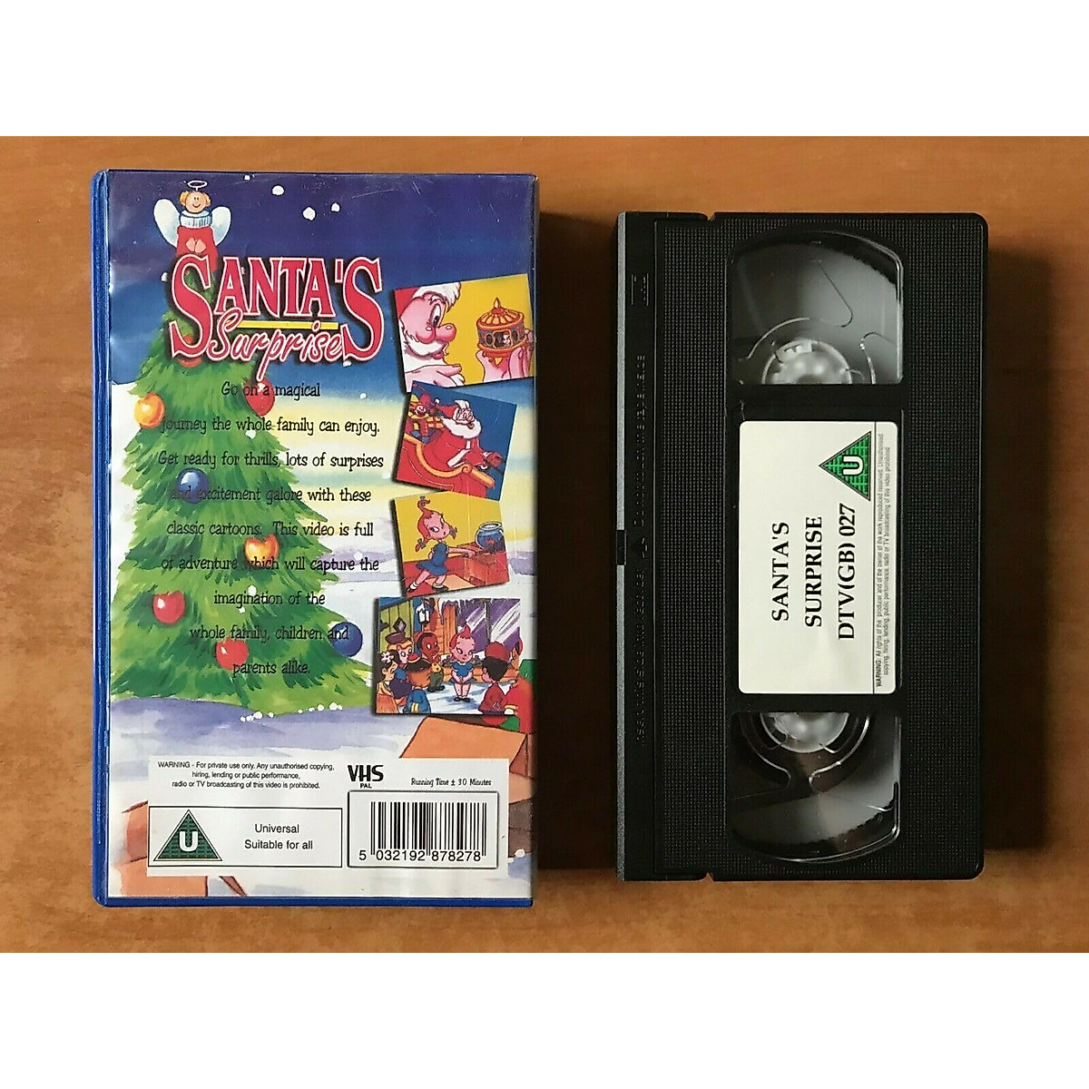 Santa's Suprise (Classic Cartoons) - Holiday Special - Animated - Kids - Pal VHS