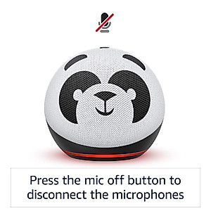 Echo Dot (4th Gen, 2020 release) Kids | Designed for kids, with parental controls | Panda
