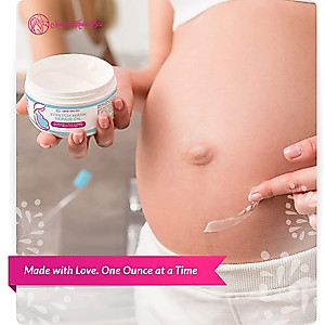 Stretch Mark Oil Cream for Pregnancy & Scar Removal Cream by Mommy Knows Best - Stretch Mark Remover Cream & Scar Cream - Shea & Cocoa Butter Stretch Mark Cream Remover for Maternity Skin Care