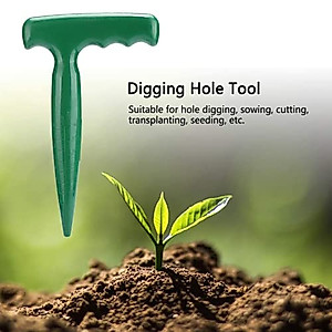 Denpetec Dibber Bulb Seedling Planting Tools Transplanting Garden Grip Widger