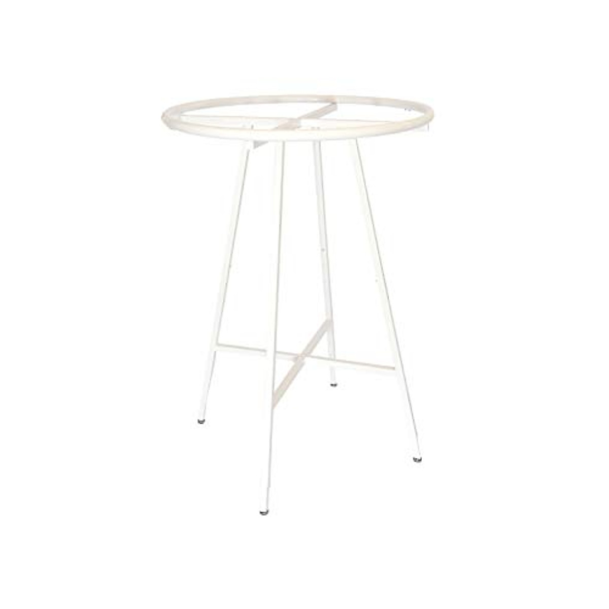 SSWBasics White Round Rack KD