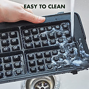 GreenPan Healthy Ceramic Nonstick Reversible Waffle Plates for 6-in-1 Contact Grill and Griddle, Dishwasher Safe, PFAS-Free