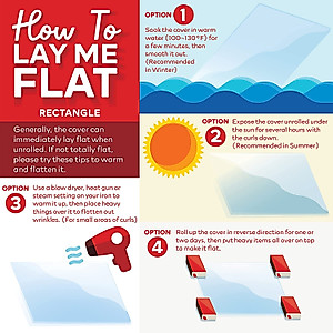 XFasten Plastic Table Cover Transparent 54 x 54 Inch Waterproof, Stain-Proof Vinyl Clear Plastic Tablecloth Protector Non-Yellowing Square Clear Table Cover Protector for Dining Room Table