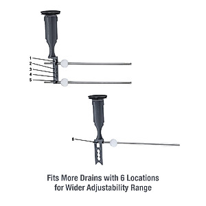 Bathroom Sink Pop-up Stopper Replacement for Lavatory Pop-up Drain Assembly, Oil Rubbed Bronze, 11043