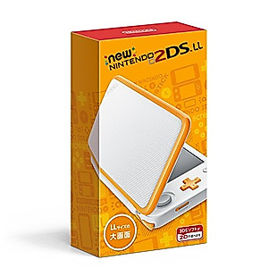 NEW New Nintendo 2DS LL Console System White x Orange Region JAPAN import