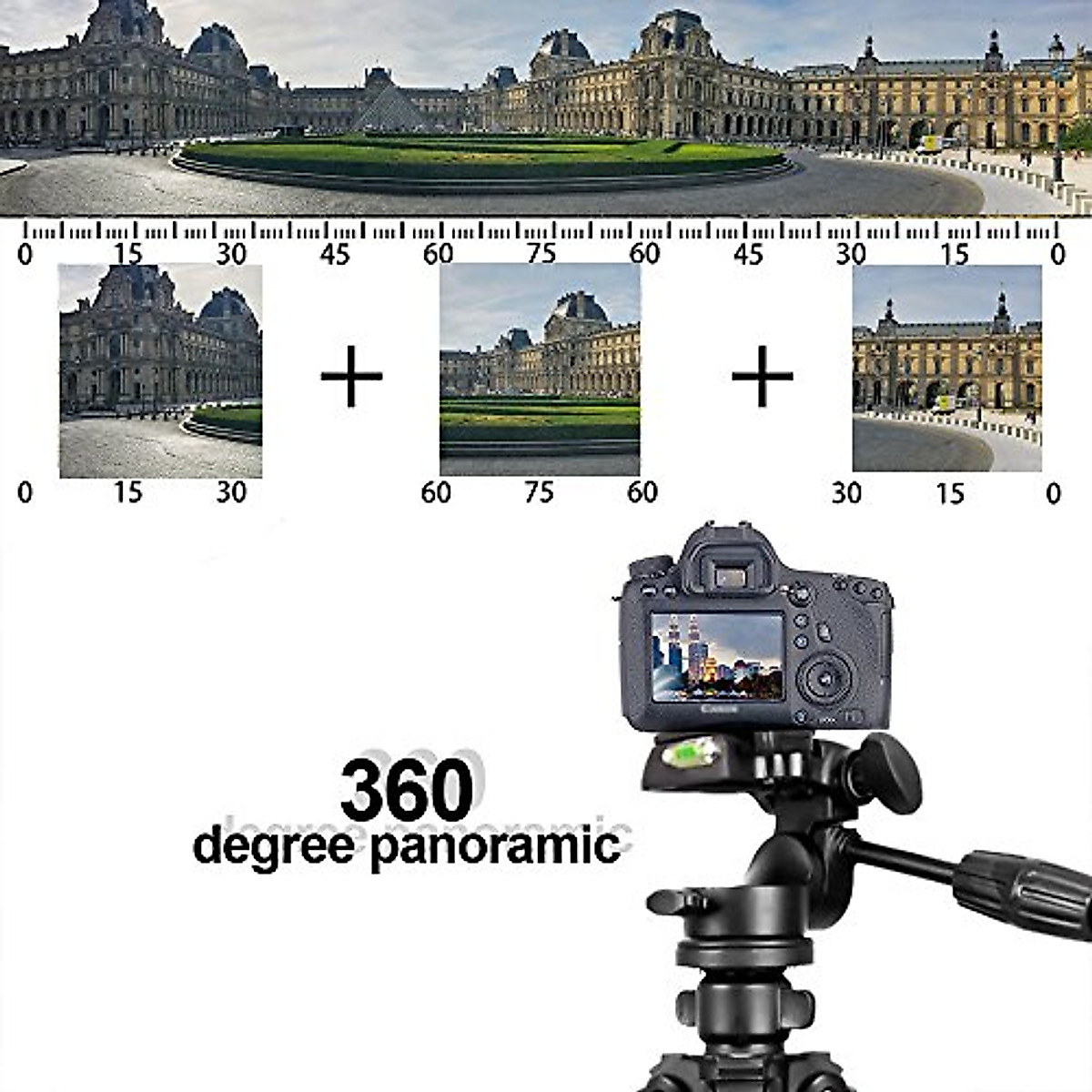 Gosky Tripod -Travel Portable Tripod for Spotting scopes, Binoculars, camcorders, or SLR Cameras (Pro Tripod (61-inch))