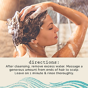 AMIR Clean Beauty Moisturizing Conditioner with Avocado & Collagen, Liter