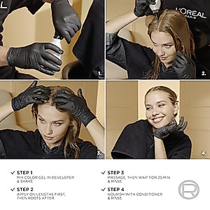 L'Oreal Paris Superior Preference Fade-Defying + Shine Permanent Hair Color, 4M Dark Mahogany Brown, Pack of 1, Hair Dye