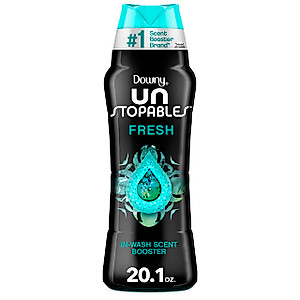 Downy Unstopables Laundry Scent Booster Beads for Washer, Fresh Scent, 20.1 Oz