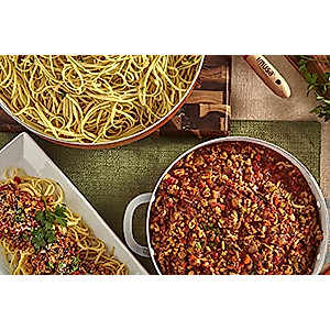 IMUSA USA 6.9Qt Hammered Basic Caldero (Dutch Oven), 30cm, Black