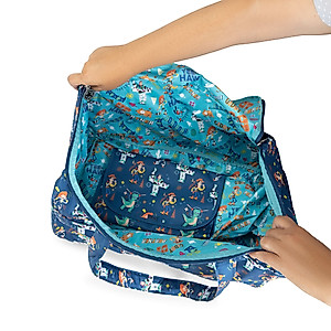 JuJuBe Disney and Pixar's Toy Story x Super Star Plus Weekender Diaper Bag, Zippered Overnight Travel Duffel Bag with Changing Pad, Shoe Compartment, Bags for Baby Essentials and Travel Accessories