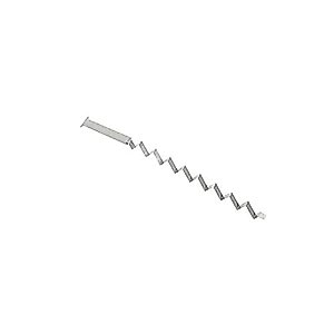 7/8 Baffle Assembly, Combust. Vertical Blr