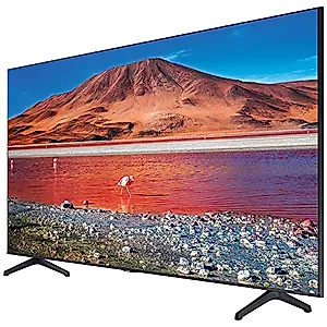 SAMSUNG UN50TU7000 50-inch 4K Ultra HD Smart LED TV 360 Design Bundle with TaskRabbit Installation Services + Deco Gear Wall Mount + HDMI Cables + Surge Adapter