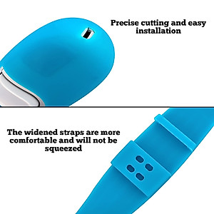 Kuways Design Silicone Touch Controller Grip Cover for Oculus Quest 2 Accessories, Anti-Throw Protector with Adjustable Knuckle Straps, Full Cover Handle Sleeve (Light Blue)