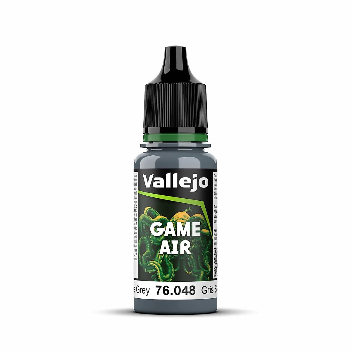 Vallejo AV AV Game Air 18ml - Sombre Grey Model Paint, VAL76048
