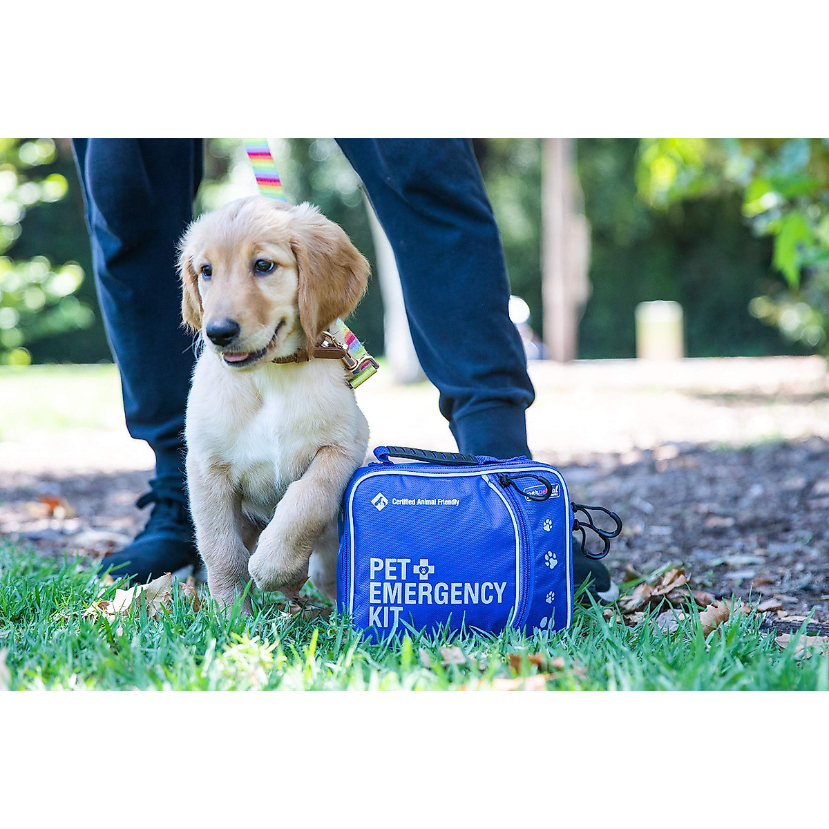 Perpetual Pet First Aid Kit with Vet Wrap, Styptic Powder, Bitter Spray & Veterinary Splint. Ideal for Hiking, Travelling, Camping, Outdoor & Indoor Activities