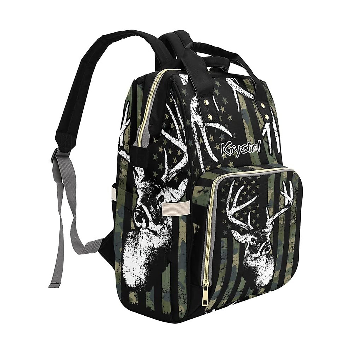 Diaper Bags with Name Waterproof Mummy Backpack Nappy Nursing Baby Bags Gifts Tote Bag for Women