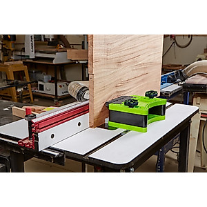 BOW Products FeatherDUO FP3 - Featherboard for Table Saws, Router Tables and Band Saws - Stackable Feather Board with EVA Feathers for Taller Material Feeds - Woodworking Tools and Safety Accessories