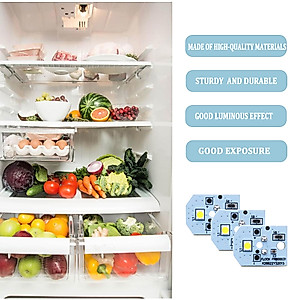 WR55X11132 WR55X25754 Refrigerator LED Light Compatible for GE Refrigerator LED Light Bulb, Fit GE Refrigerator LED Light Module Replace WR55X30602 WR55X26486 PS4704284 AP6261806 (8PC)
