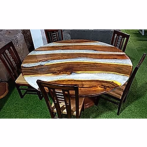 Epoxy Table, Live Edge Wooden Table, Epoxy Resin River Table, Natural Wood,Dining table, Natural Epoxy Table, Resin Table